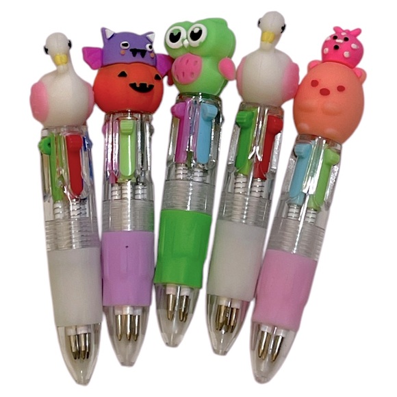 Office | New 5 Pc Mini Cartoon Colored Pens | Poshmark